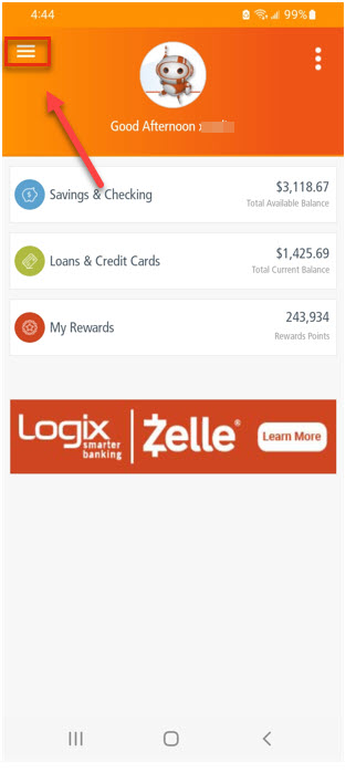 Mobile App: How to Find Your Routing and Account Numbers